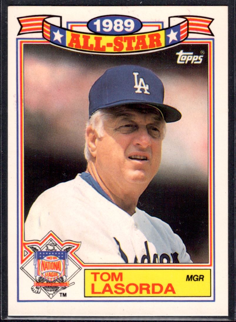 1990 Topps Glossy All-Stars Tom Lasorda #1 on Kronozio