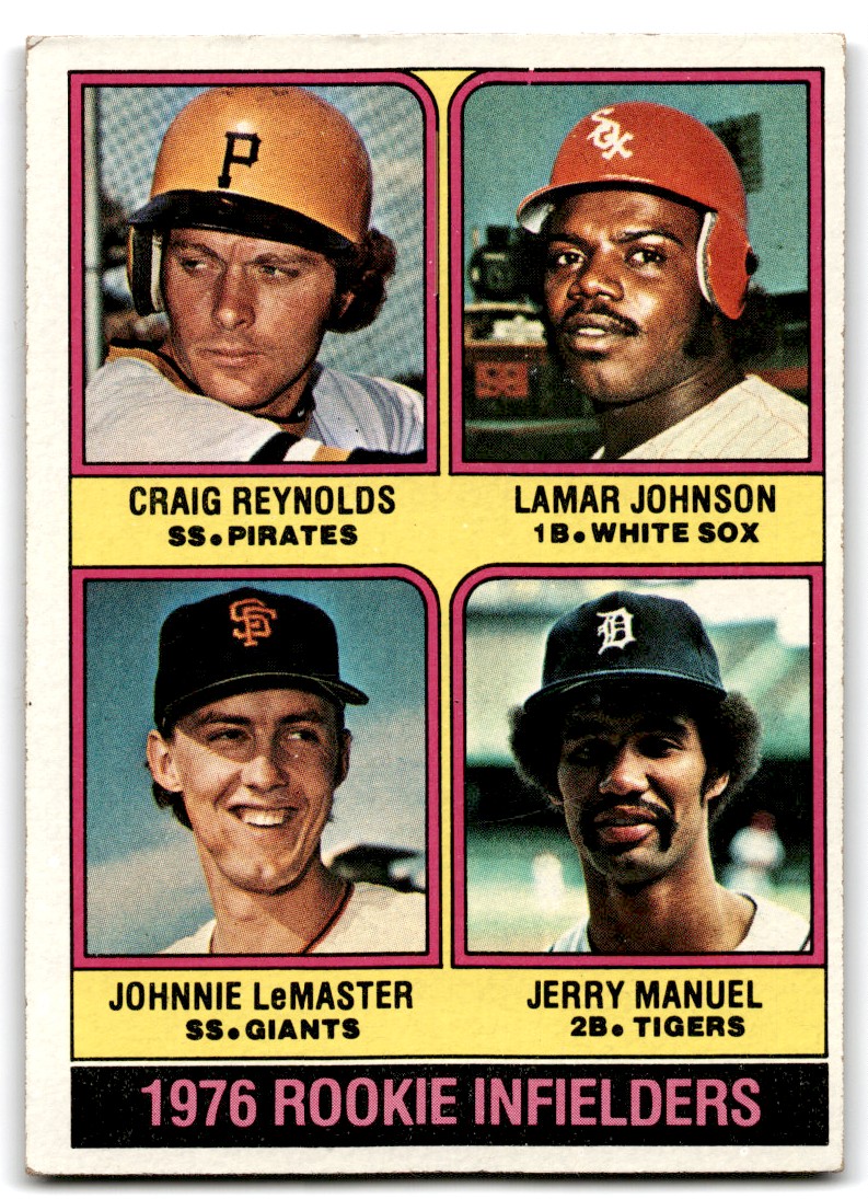 1976 Topps Rookie Infielders - Craig Reynolds/Lamar Johnson/Johnnie ...