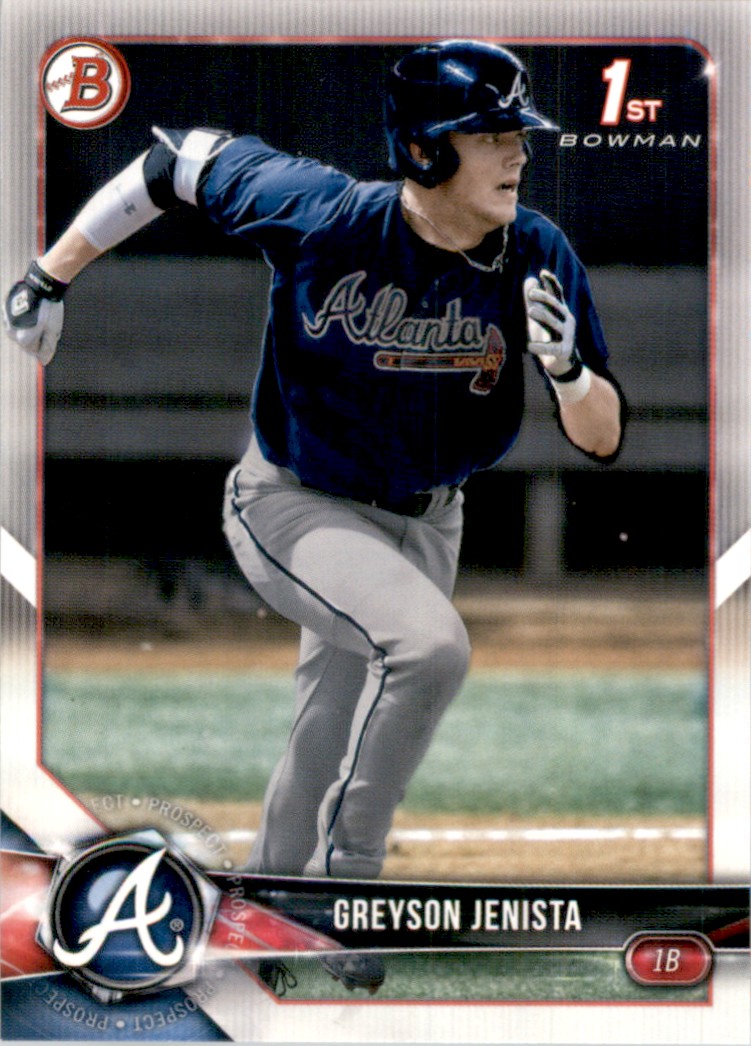 2018 Bowman Draft Baseball Card Greyson Jenista #BD-31 on Kronozio