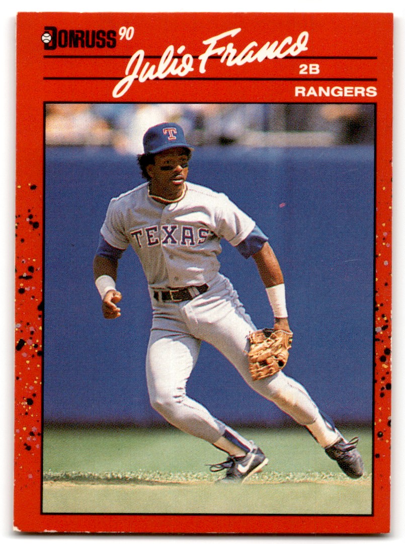 1990 Donruss Julio Franco #142 on Kronozio
