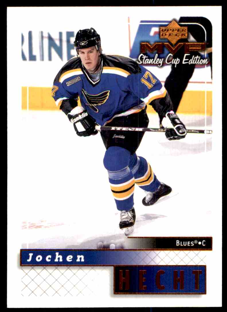 1999-00 Upper Deck MVP Stanley Cup Edition Jochen Hecht #164 on Kronozio