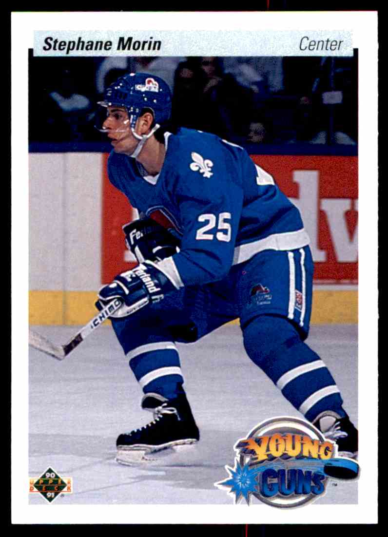 1990-91 Upper Deck Stephane Morin #524 on Kronozio