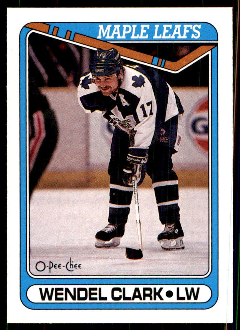 1990-91 O-Pee-Chee Wendel Clark #79 on Kronozio