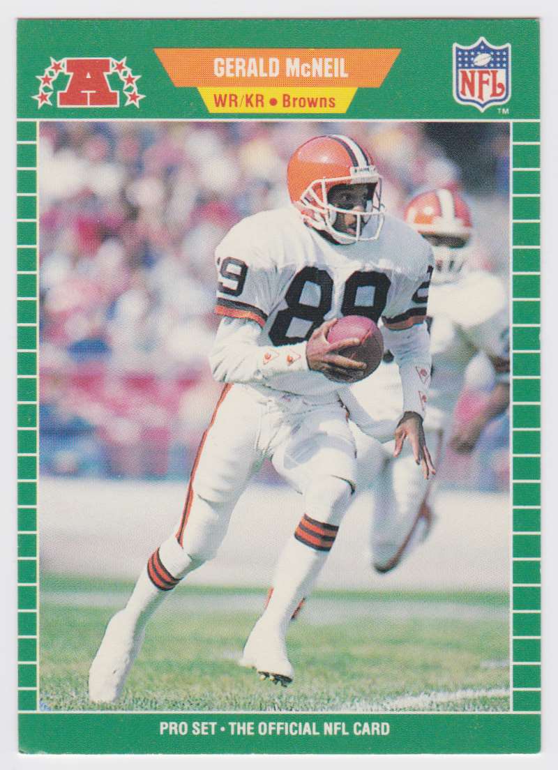 1989 Pro Set Gerald McNeil #81 on Kronozio