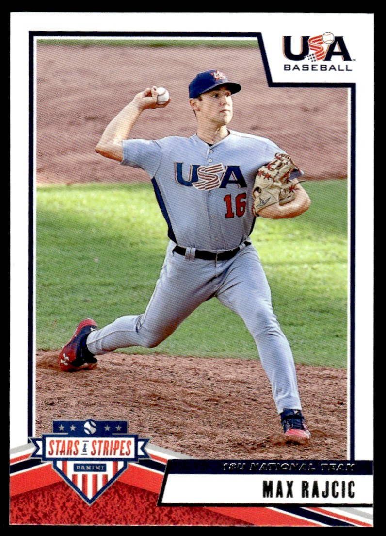 2019 Panini USA Stars & Stripes Max Rajcic #43 on Kronozio