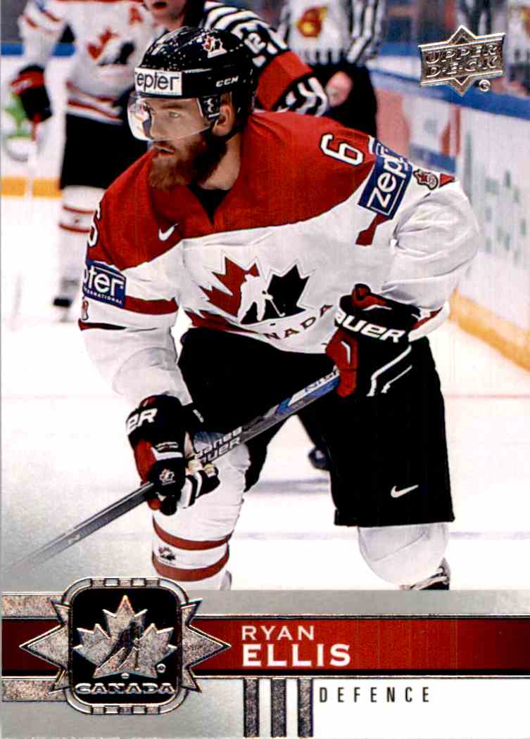 2017-18 Upper Deck Team Canada Ryan Ellis #16 on Kronozio