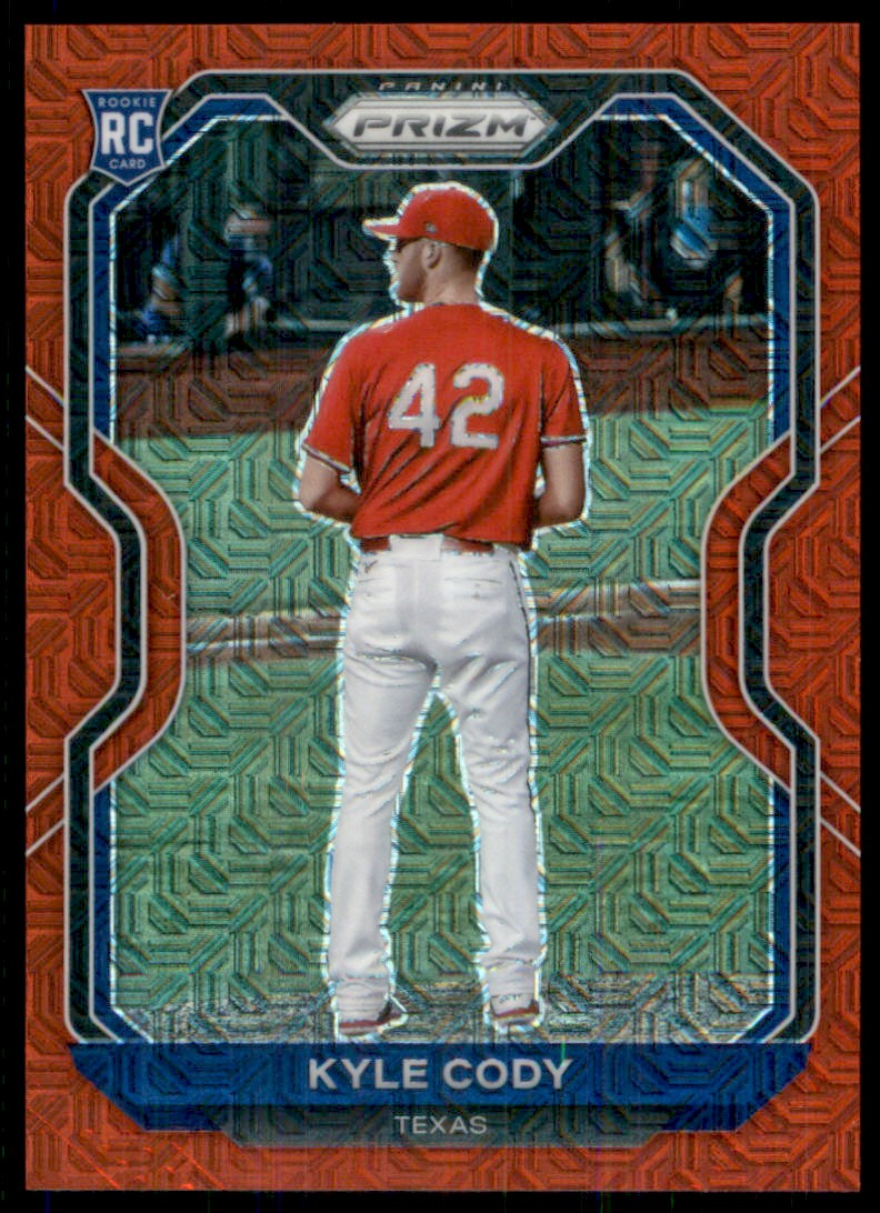 2021 Panini Prizm Prizms Red Mojo Kyle Cody #115 on Kronozio