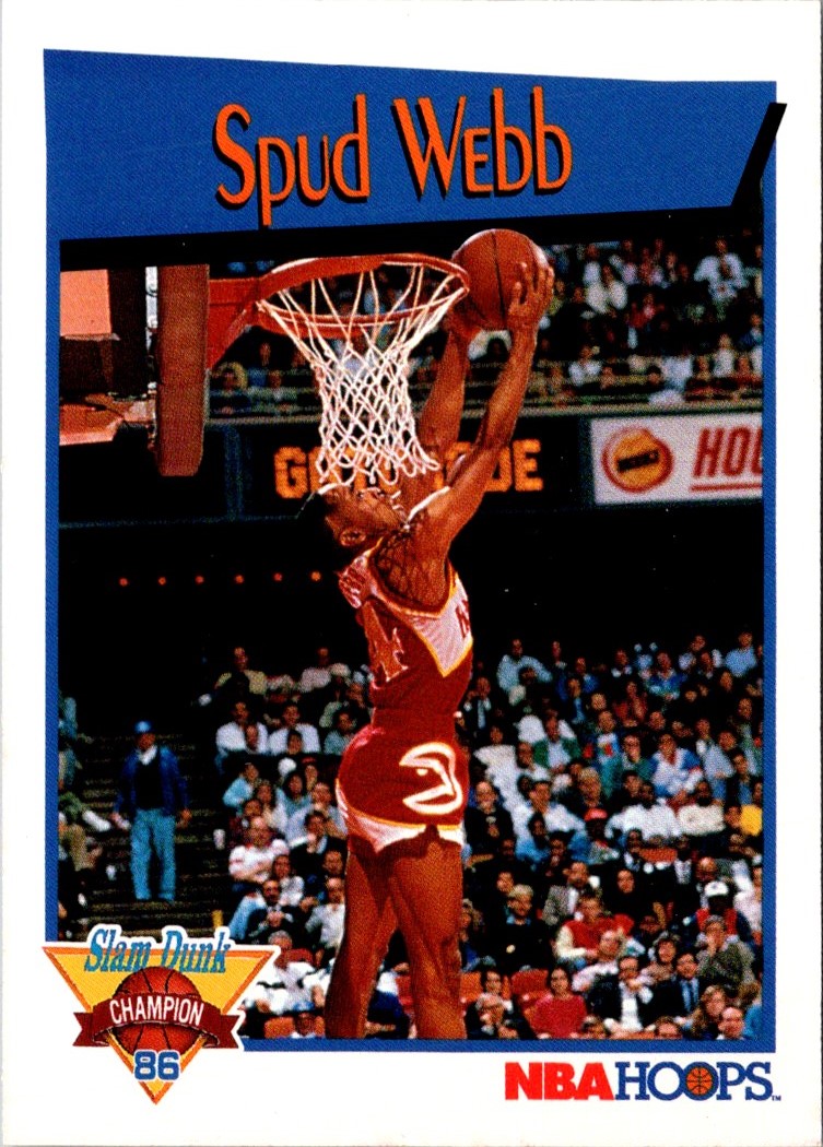 1991-92 Hoops Slam Dunk Spud Webb #3 on Kronozio