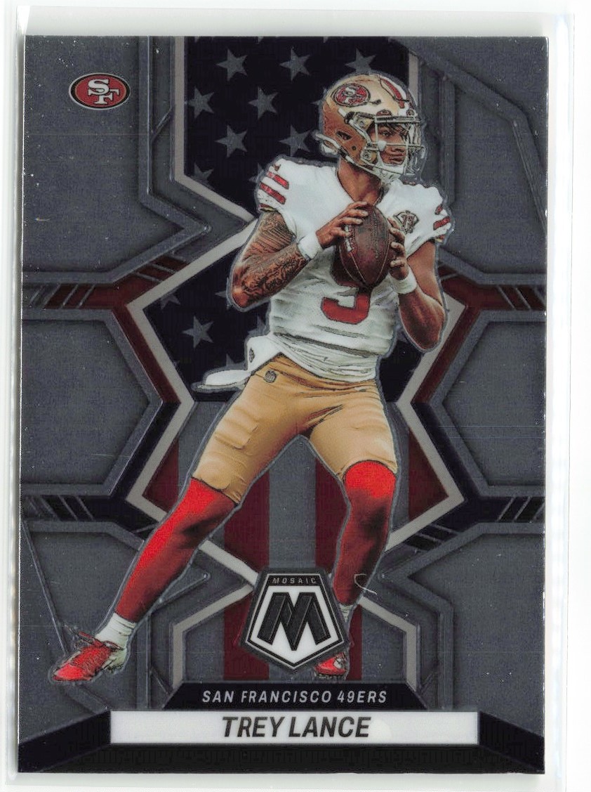 2022 Panini Mosaic Natiaon Pride Trey Lance #269 on Kronozio