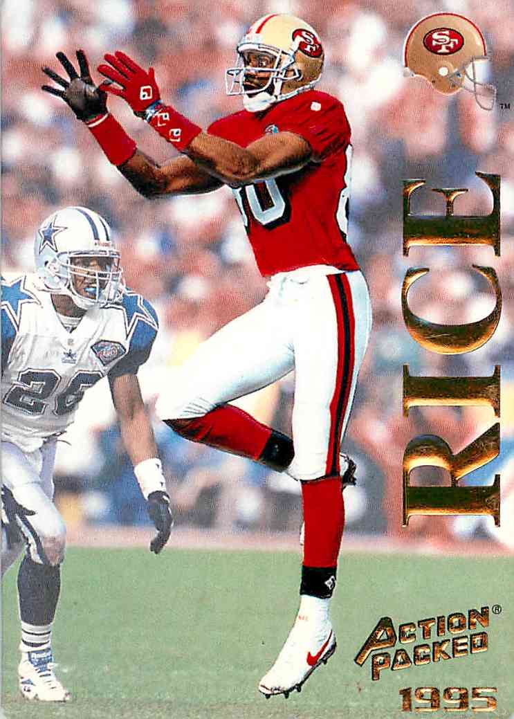1995 Action Packed Jerry Rice #1 on Kronozio