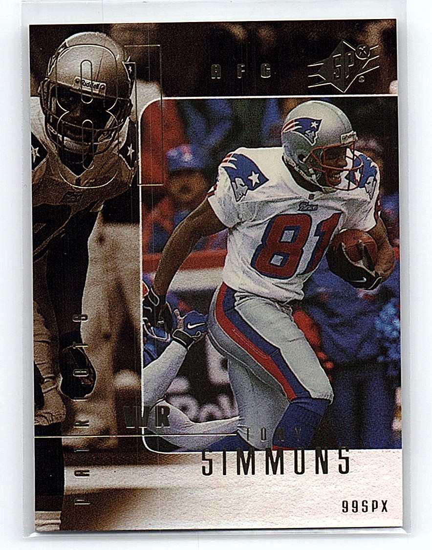1999 SPx Tony Simmons #54 on Kronozio
