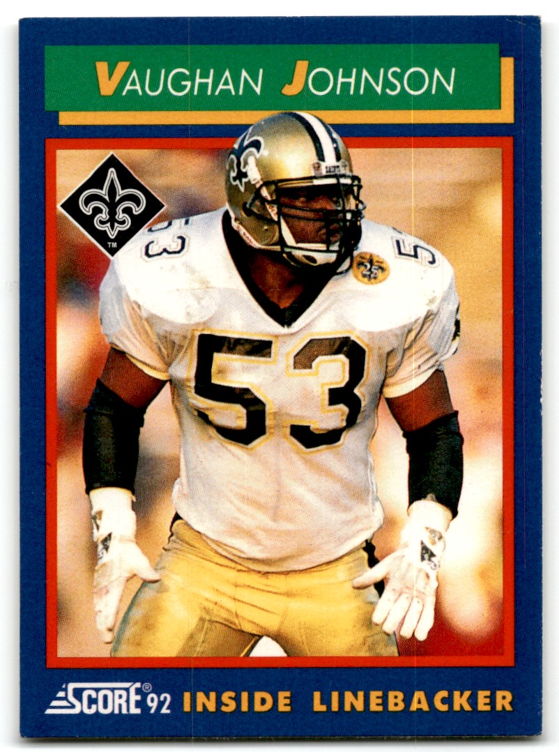 1992 Score Vaughan Johnson #85 on Kronozio