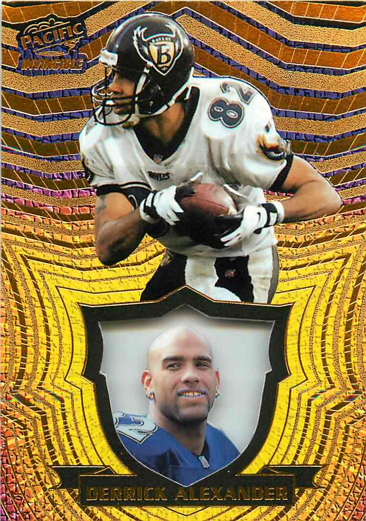 1997 Pacific Invincible Derrick Alexander #12 on Kronozio