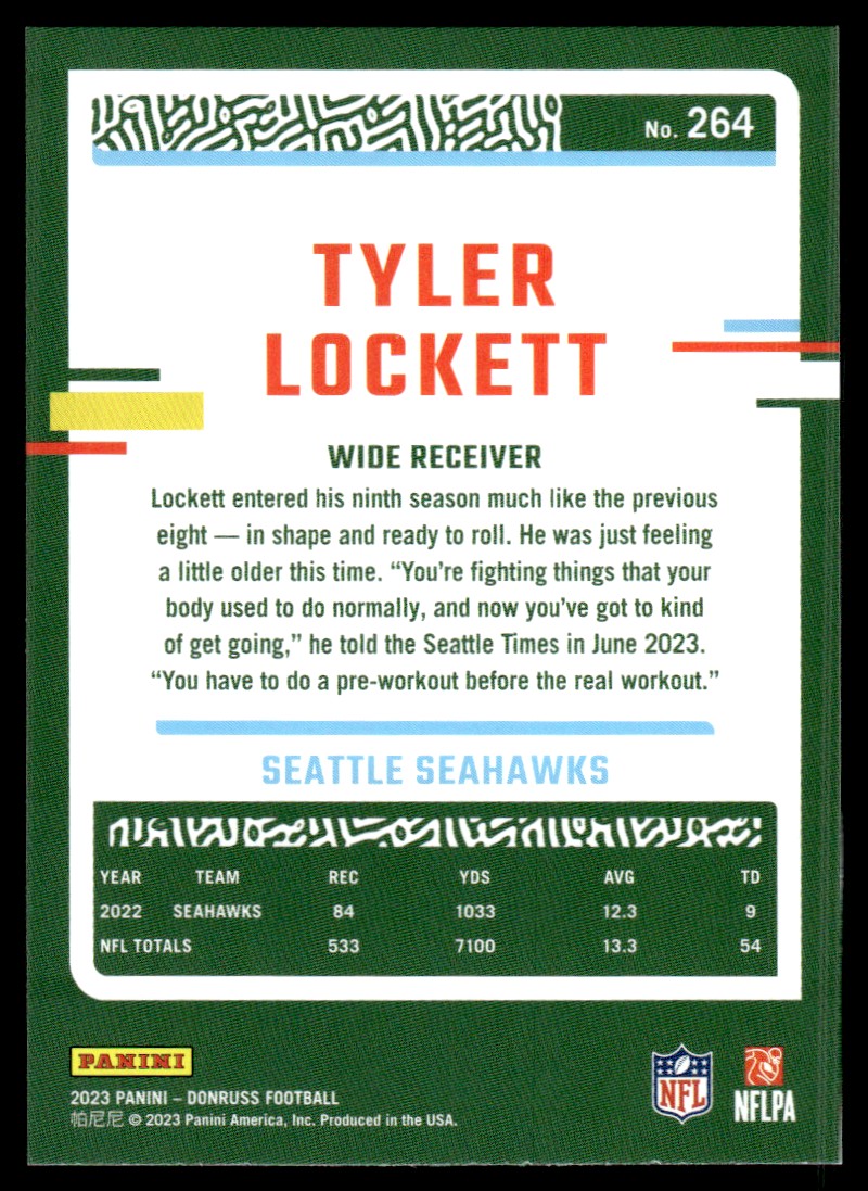 2023 Donruss Tyler Lockett #264 on Kronozio