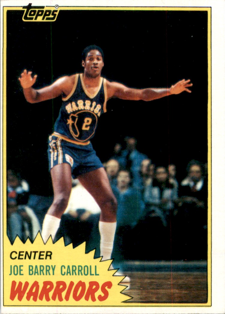 1981-82 Topps Basketball Joe Barry Carroll (E) RC Golden State Warriors #W71 | eBay