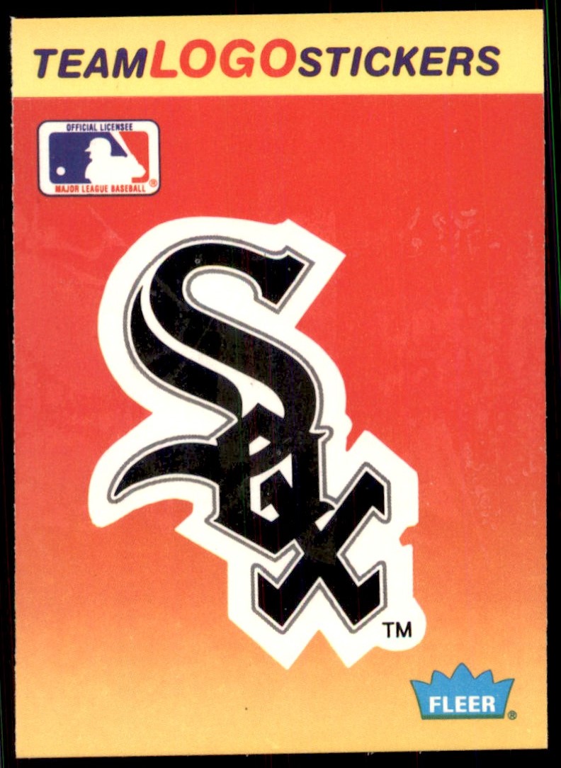 1991 Fleer Team Logo Stickers Chicago White Sox #19 on Kronozio