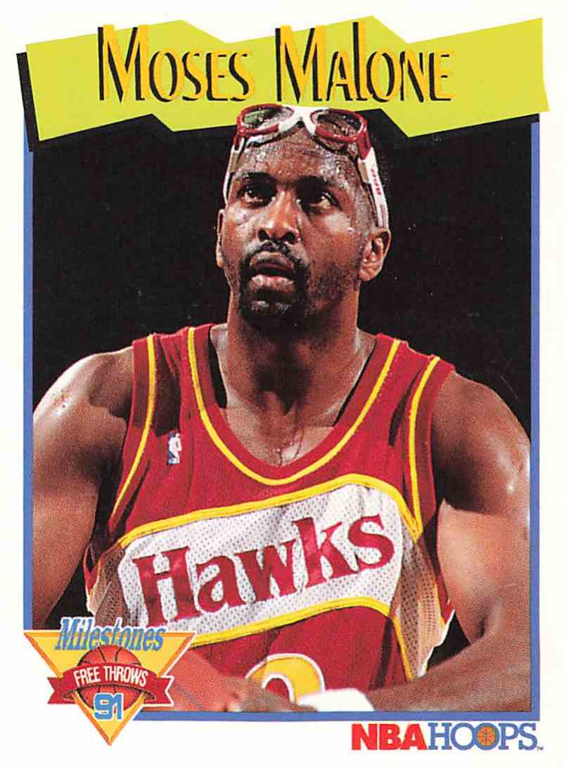 1991-92 NBA Hoops Moses Malone #318 on Kronozio