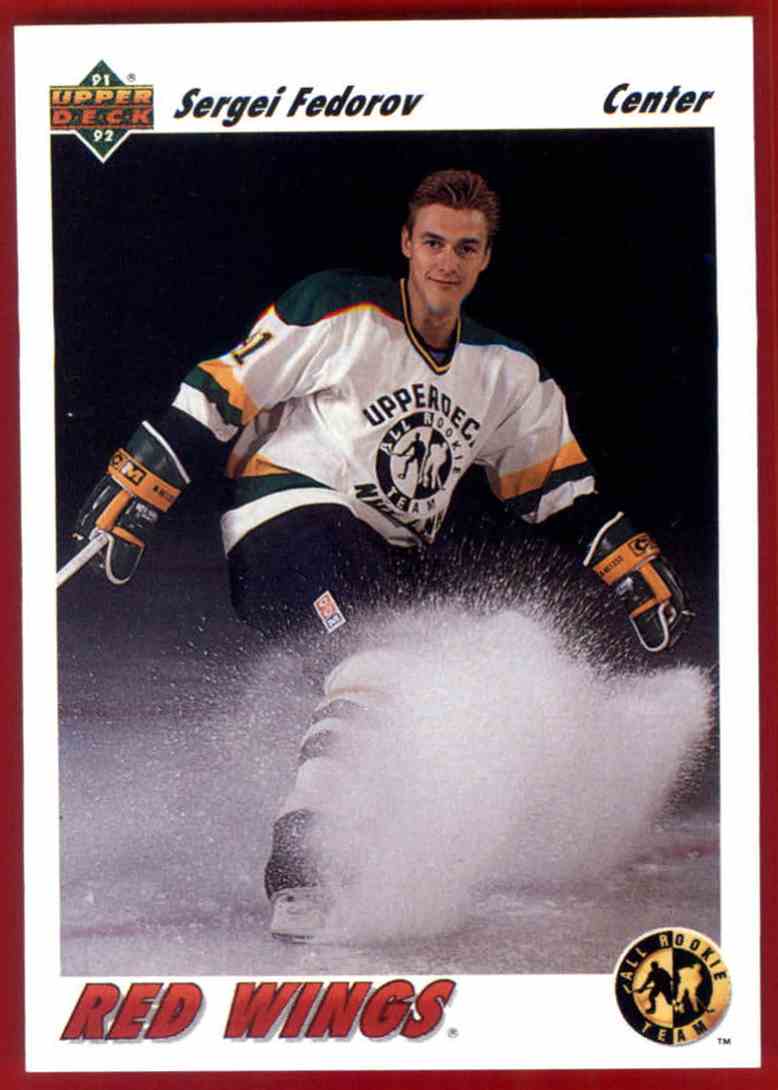 1991-92 Upper Deck Sergei Fedorov #40 on Kronozio