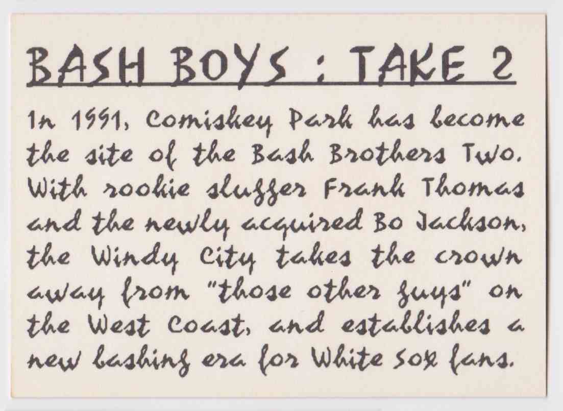 1990 Bash Boys : Take 2 Frank Thomas Bo Jackson on Kronozio