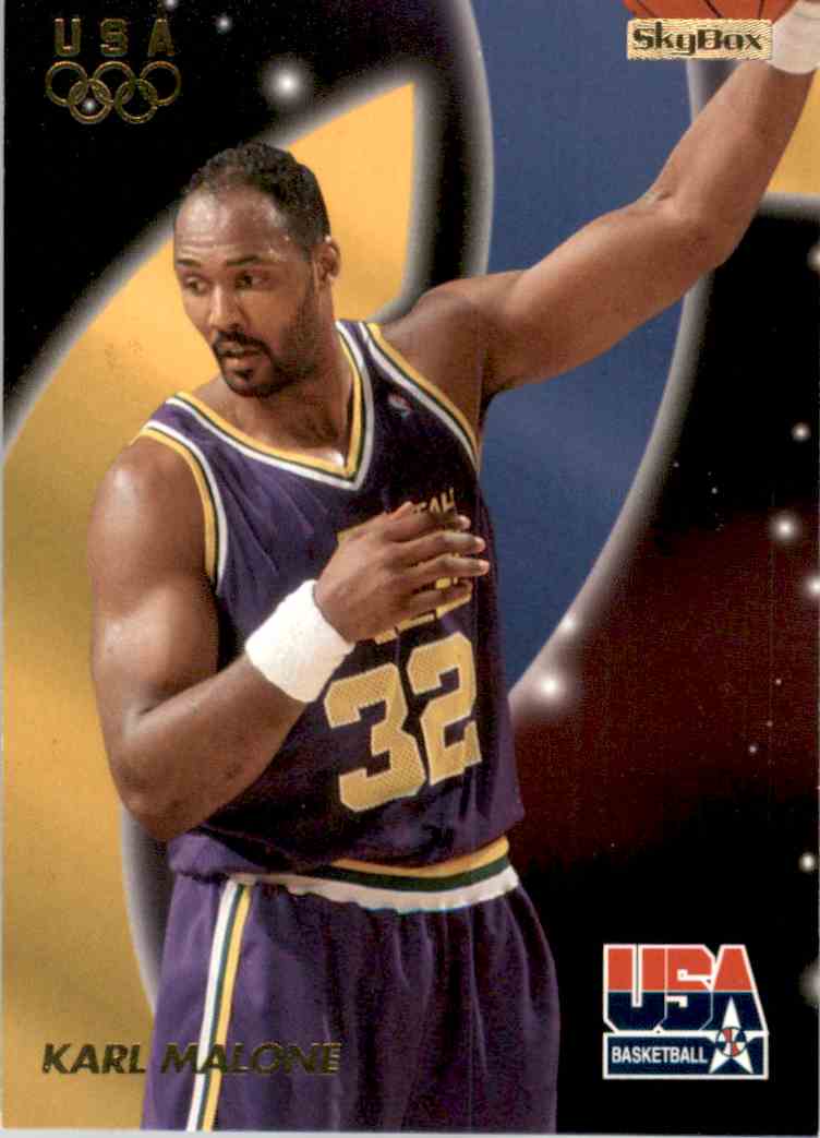 1996-97 SkyBox USA Karl Malone #43 on Kronozio