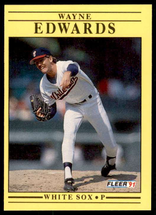 1991 Fleer Wayne Edwards #116 on Kronozio