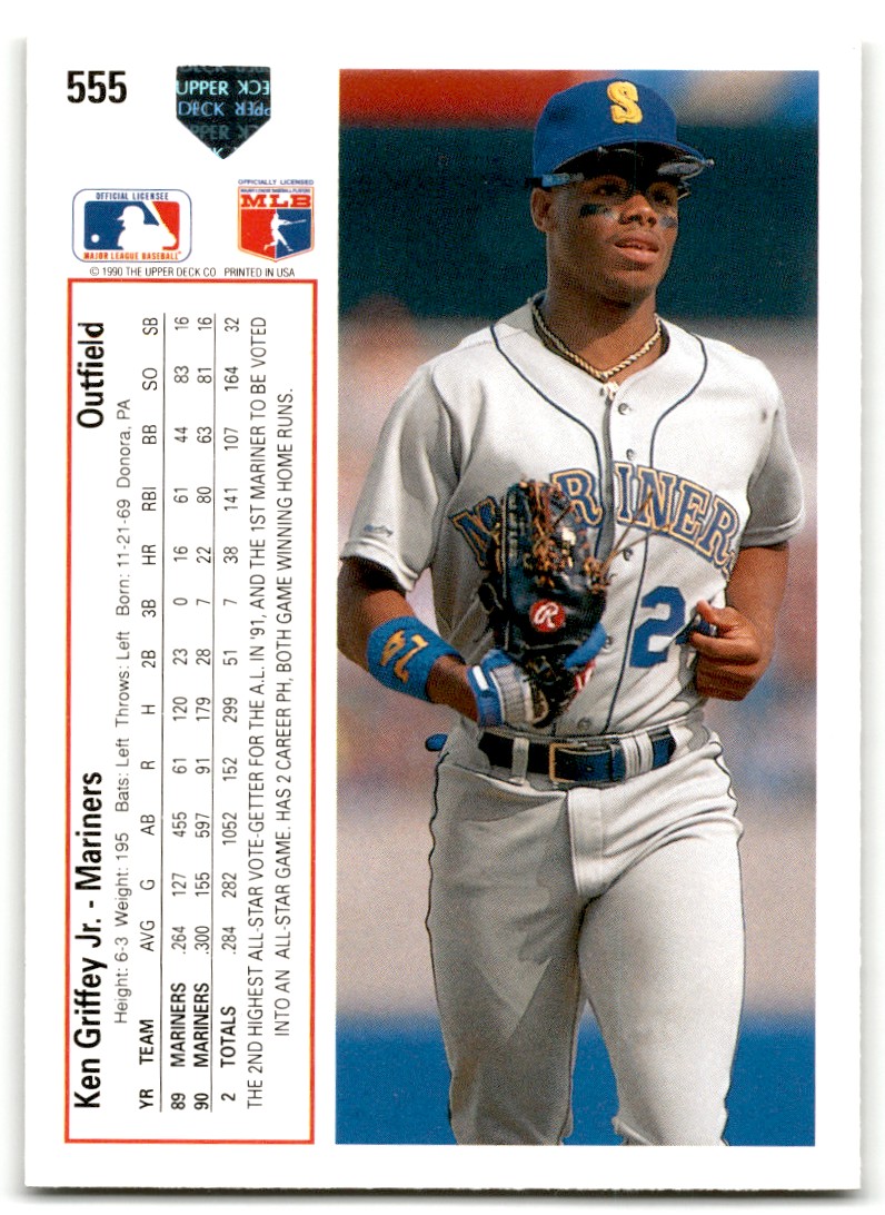 1990 Upper Deck Ken Griffey Jr. #555 on Kronozio
