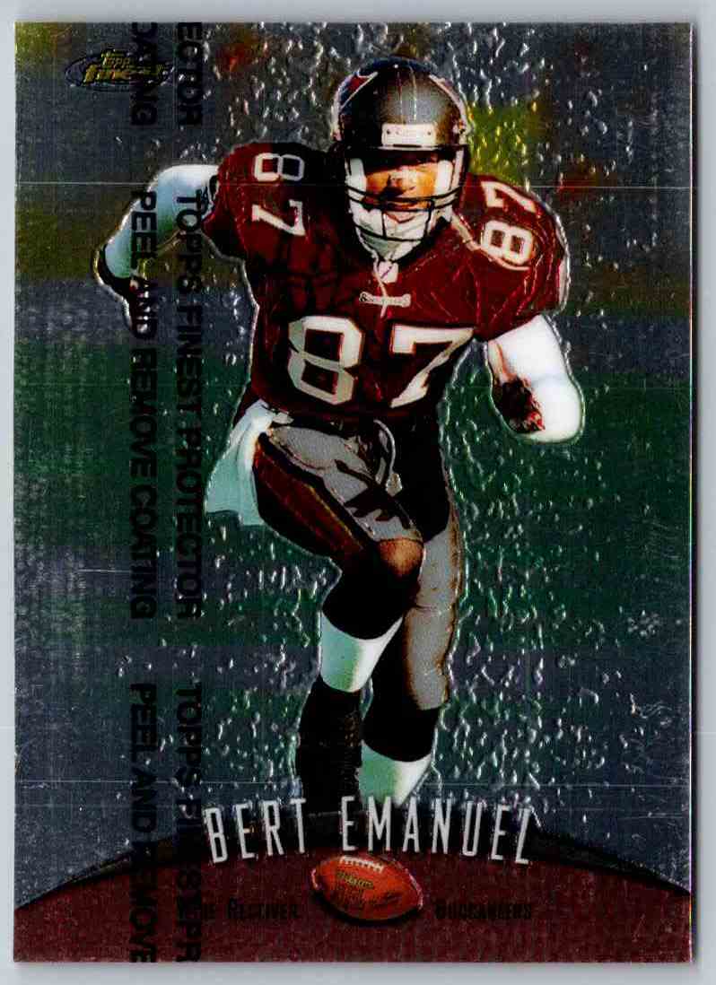 1998 Topps Finest Football Bert Emanuel #156 on Kronozio