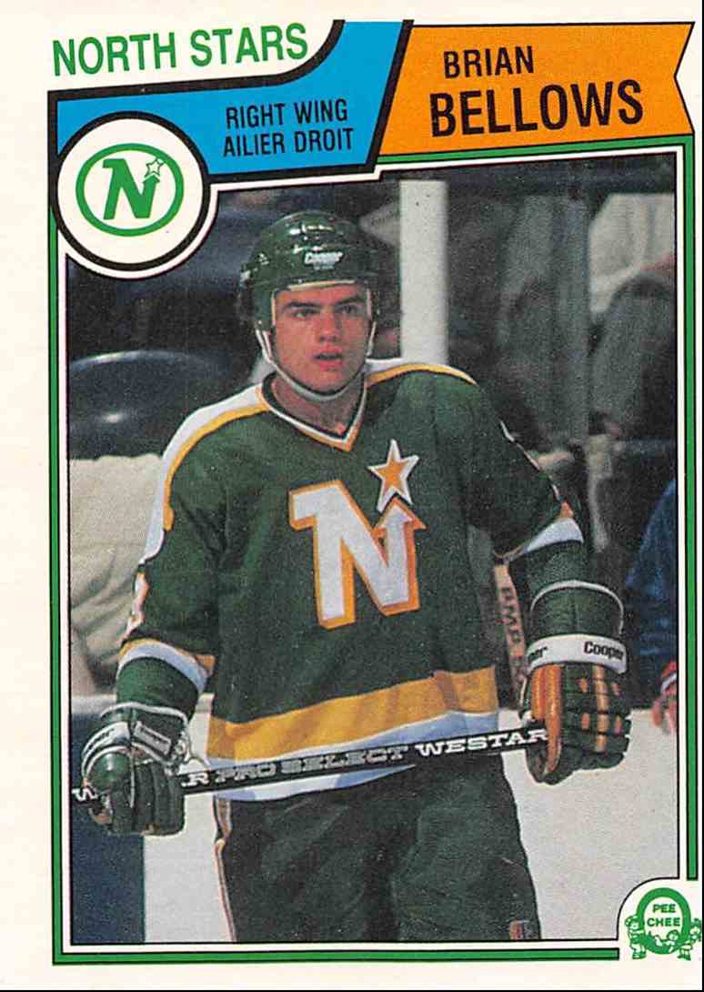 1983-84 O-Pee-Chee Brian Bellows #167 on Kronozio