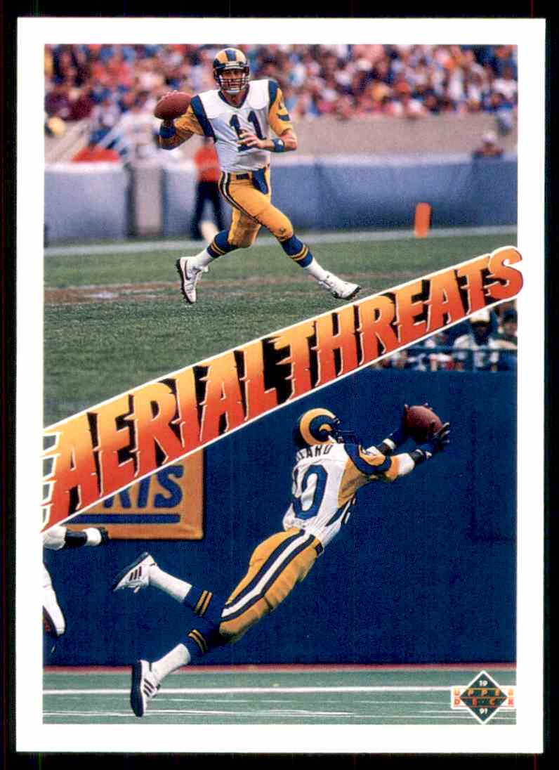 1991 Upper Deck Jim Everett , Henry Ellard #30 on Kronozio