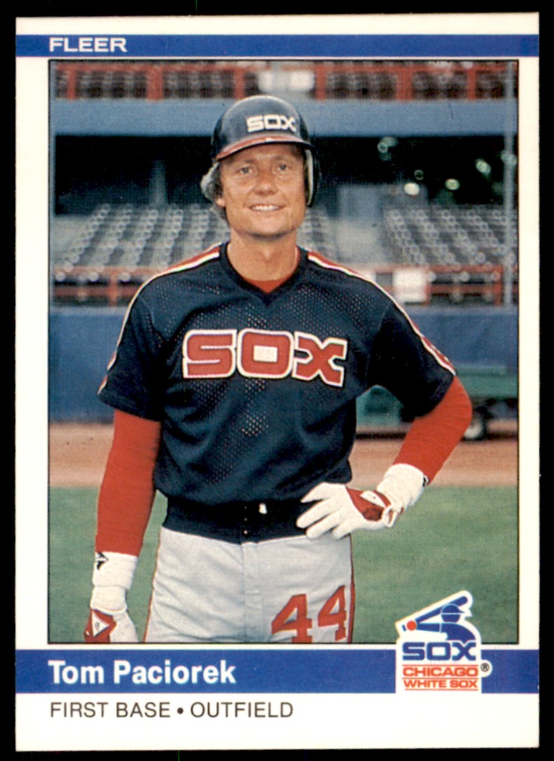 1984 Fleer Tom Paciorek Chicago White Sox #70 | eBay