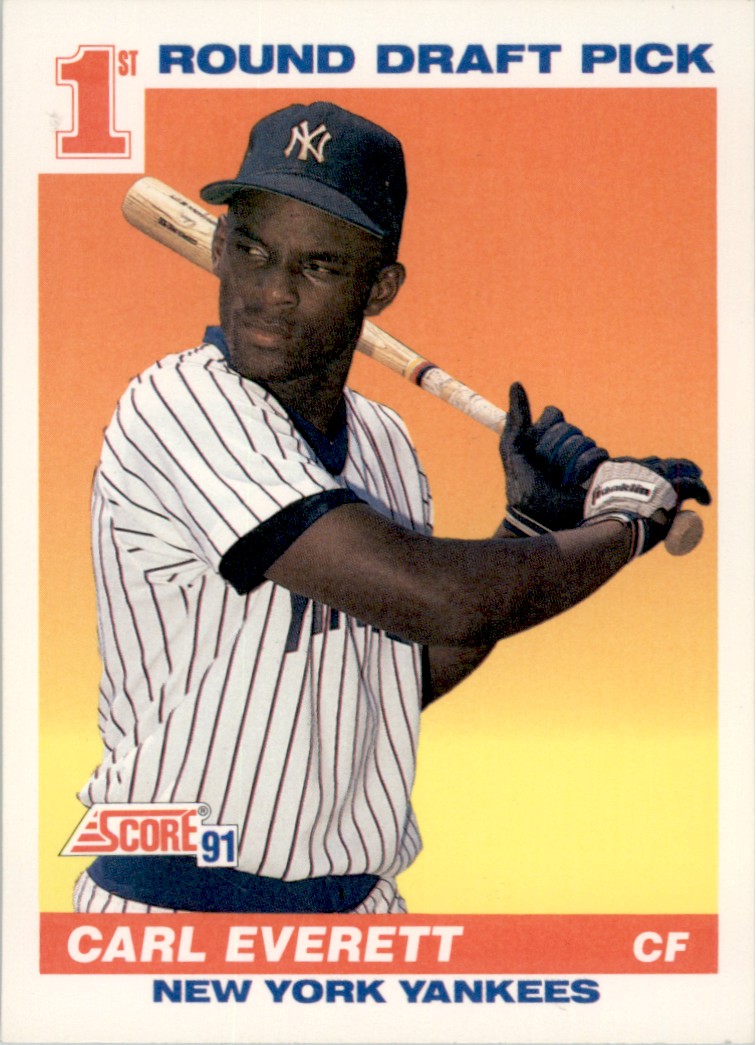 1991 Score Carl Everett #386 on Kronozio