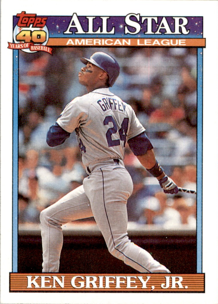 1991 Topps 40 Years of Baseball Ken Griffey Jr. (H) #392 on Kronozio