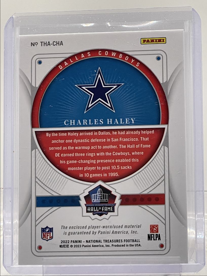 2022 NATIONAL TREASURES OF THE HALL PATCH CHARLES HALEY on Kronozio