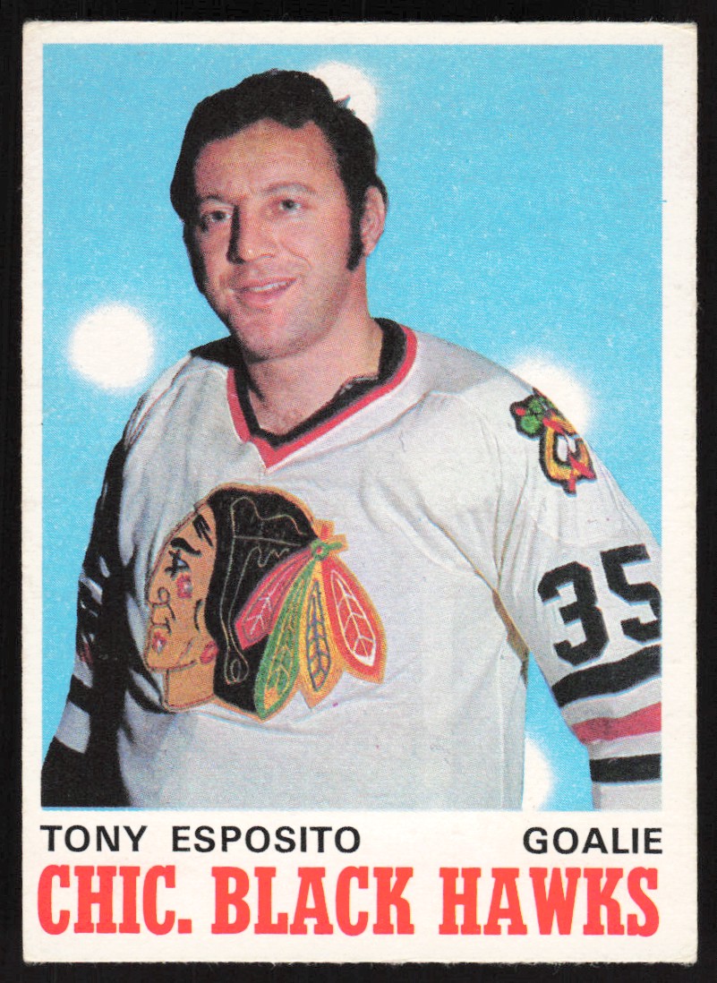 1970-71 OPC O-Pee-Chee EX Tony Esposito #153 on Kronozio