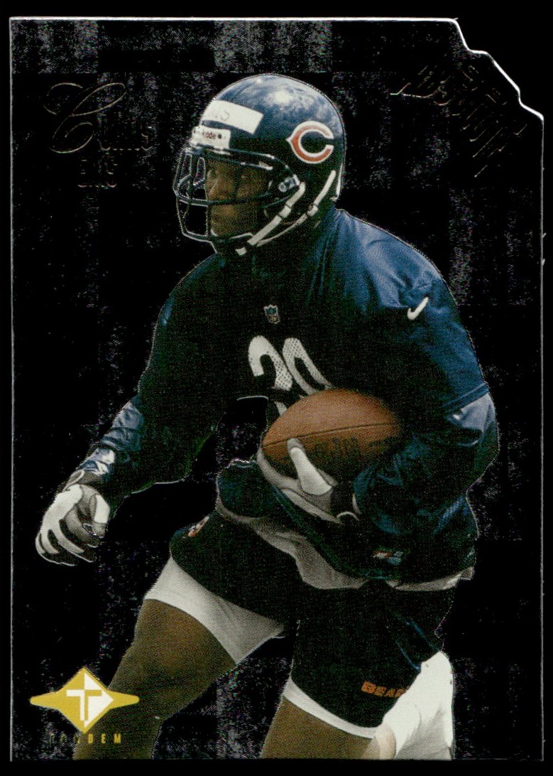 1998 Playoff Absoute Retail Tandem Die- Cut Terrell Davis/Curtis Enis ...