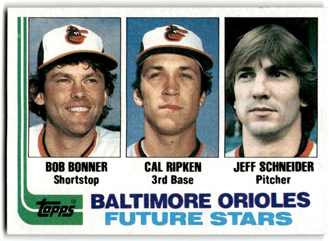 1982 Topps Set Break (MIN. SIZE) Orioles Future Stars - Bob Bonner/Cal ...