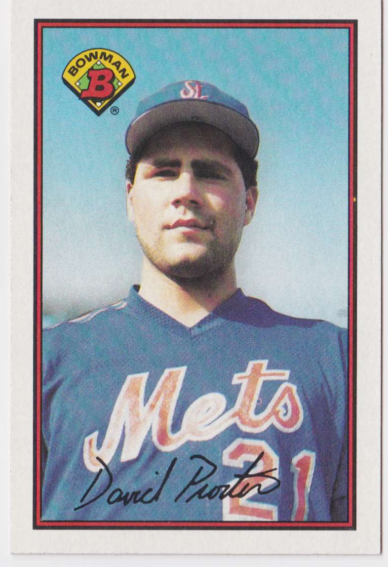 1989 Bowman Base Dave Proctor #378 on Kronozio