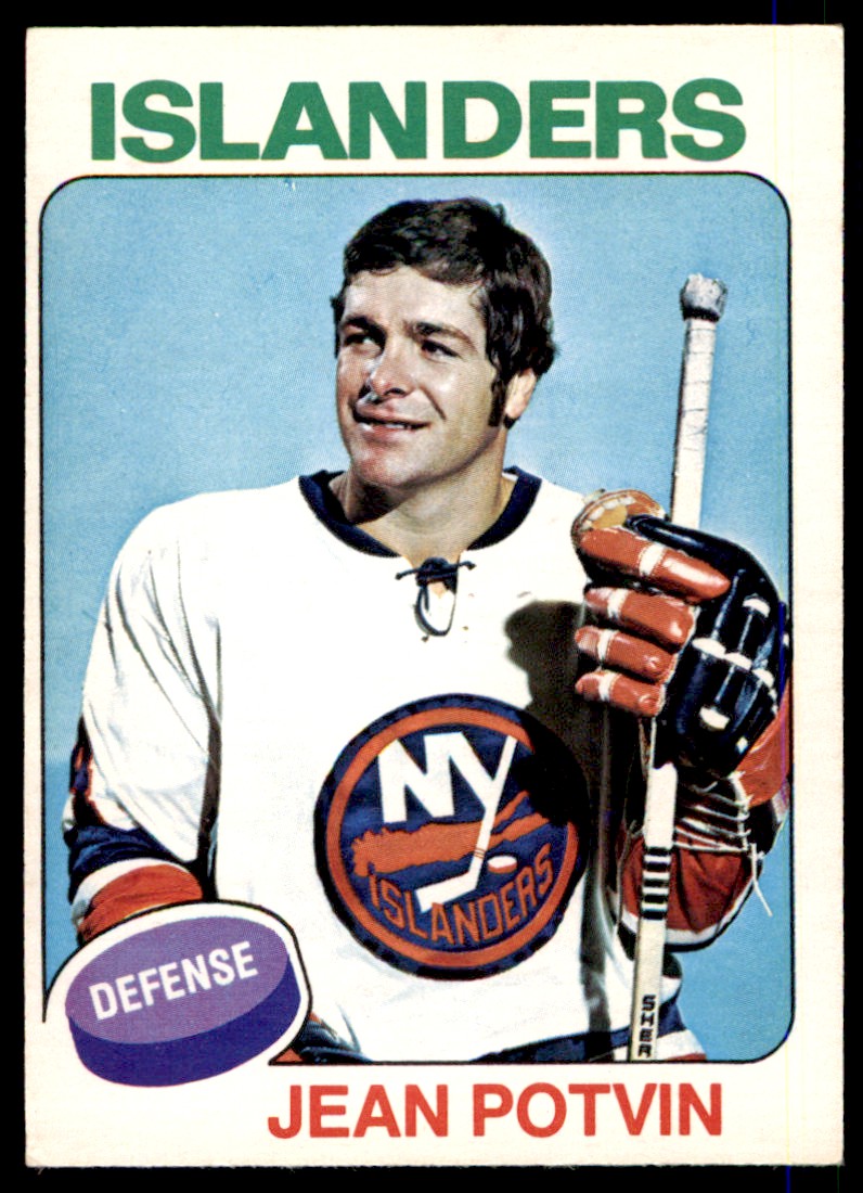 1975-76 O-Pee-Chee Jean Potvin #36 on Kronozio