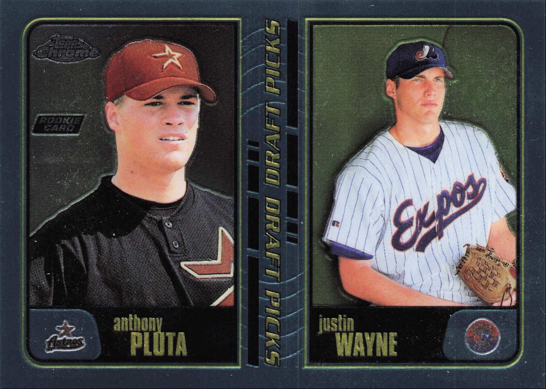 2001 Topps Chrome Anthony Pluta/Justin Wayne #608 on Kronozio