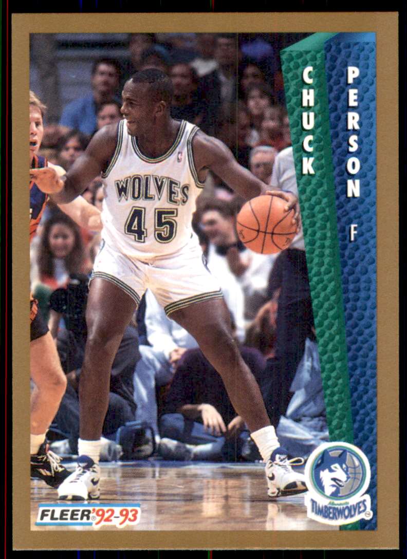 1992-93 Fleer Chuck Person #381 on Kronozio