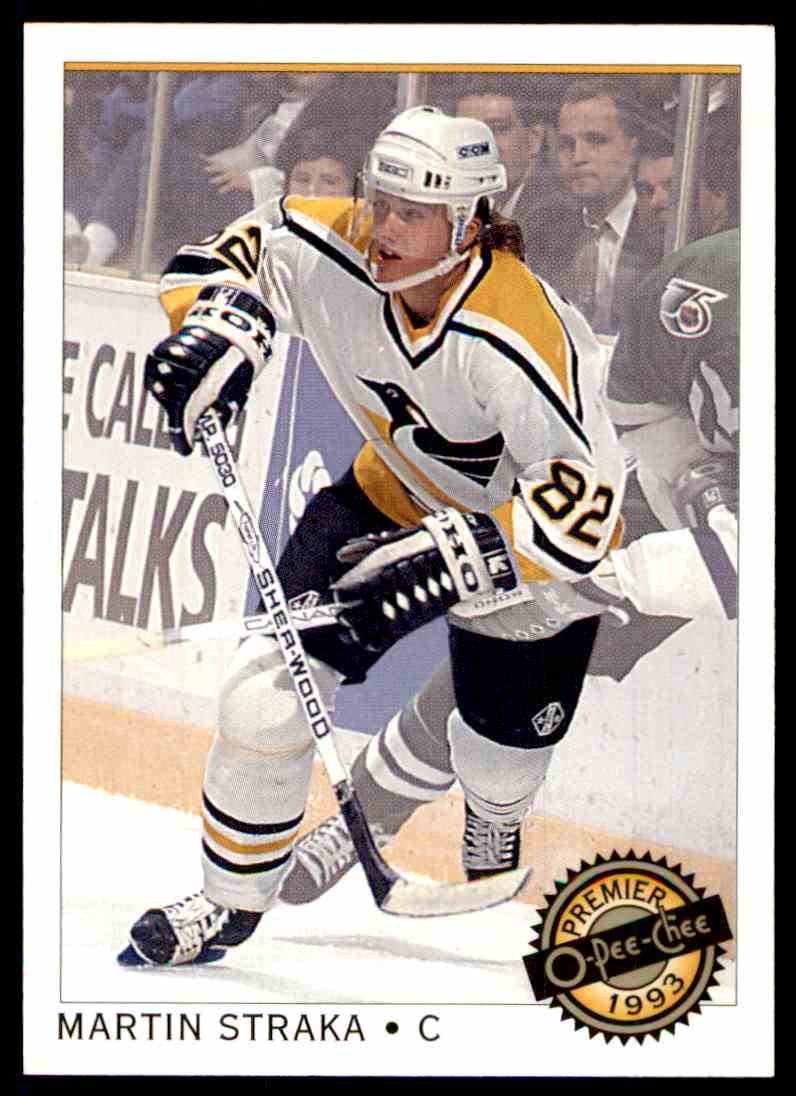 1992-93 O-Pee-Chee Premier Martin Straka #21 on Kronozio