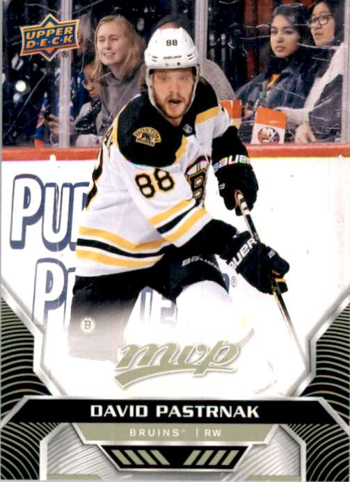 2020-21 Upper Deck MVP David Pastrnak #55 on Kronozio