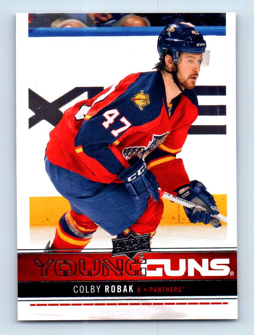 2012-13 Upper Deck Colby Robak #224 on Kronozio