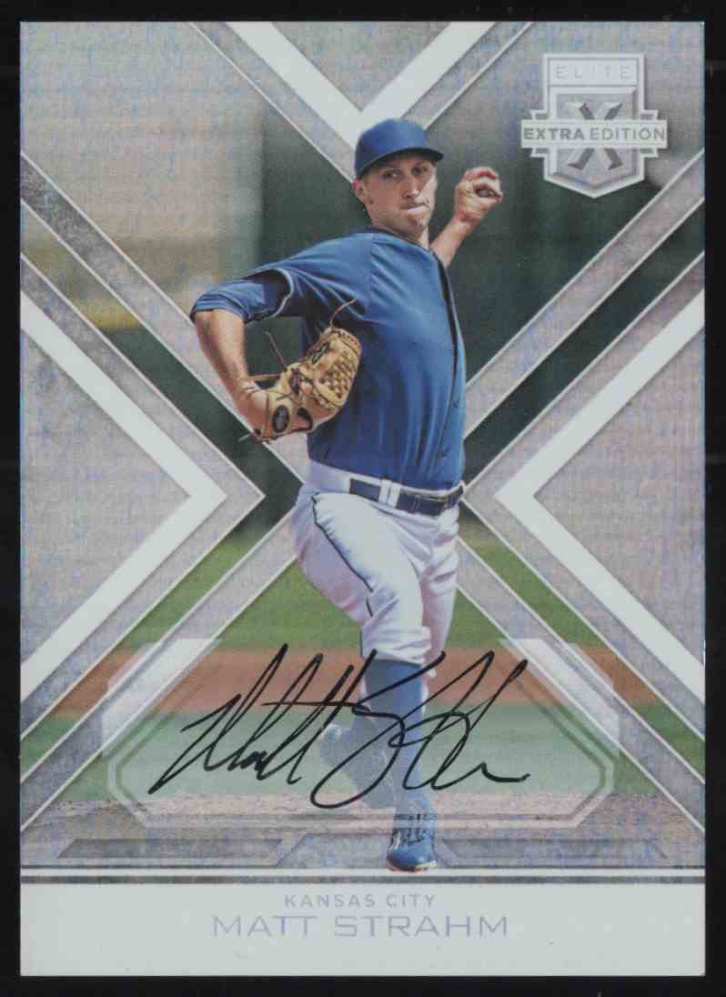 2016 Elite Extra Edition Autographs Matt Strahm #24 on Kronozio
