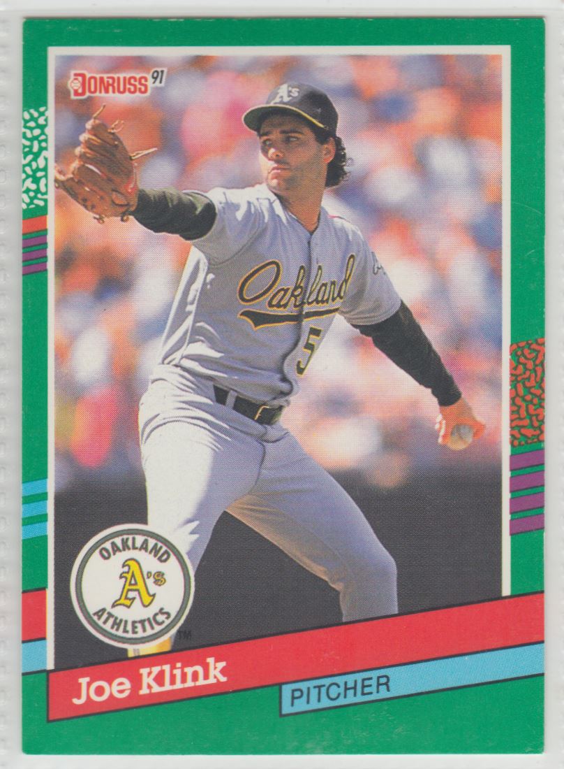 1991 Donruss Joe Klink #591 on Kronozio