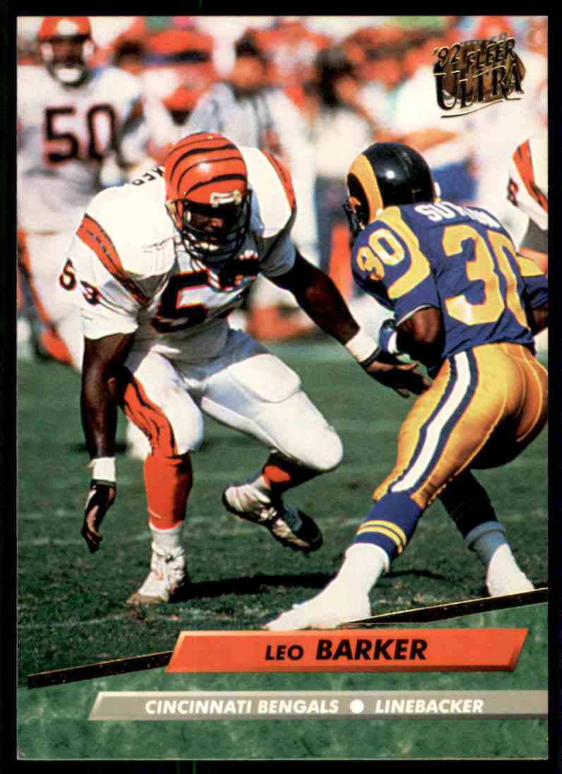 1992 Fleer Ultra Leo Barker #51 on Kronozio