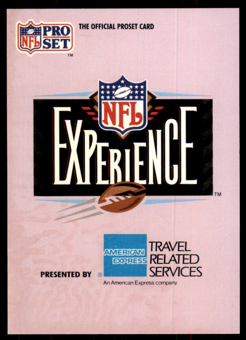 1991 Pro Set NFL Experience #1 on Kronozio
