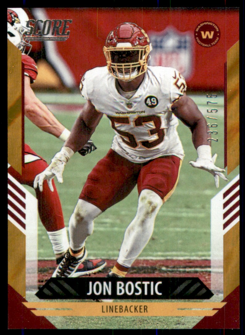 2021 Score Lava Jon Bostic #86 on Kronozio