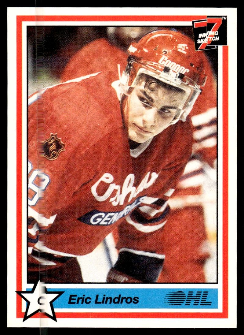 1990-91 7Th Inning Sketch Ohl eric Lindros #1 on Kronozio