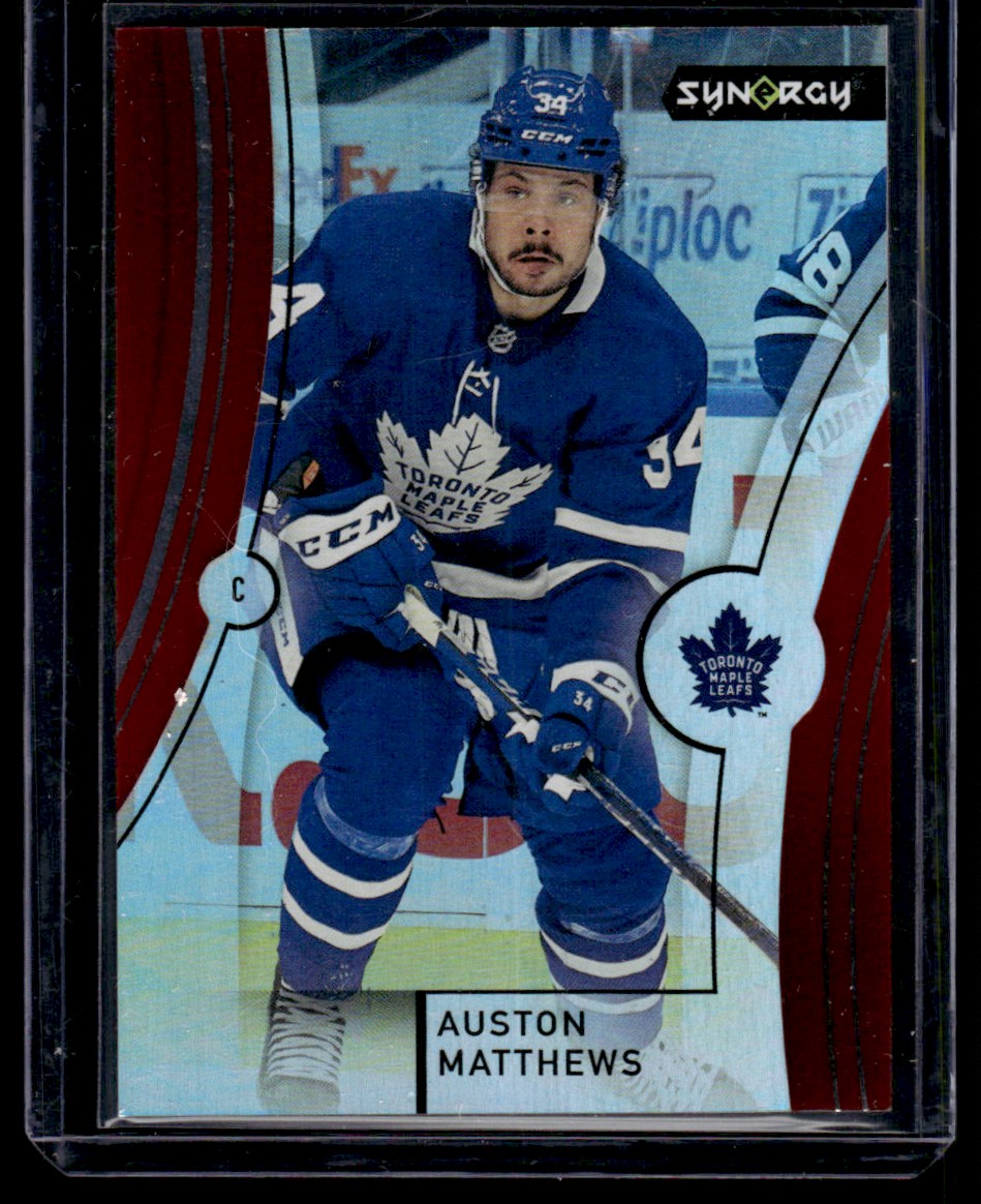 2021-22 Upper Deck Synergy Red Auston Matthews #31 on Kronozio